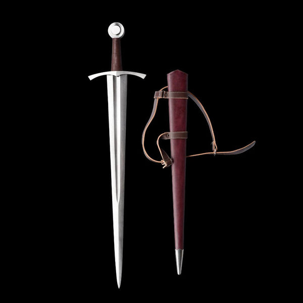 SWM-1021 Swordier European Arming Sword | Pattern Welded Steel Blade ...